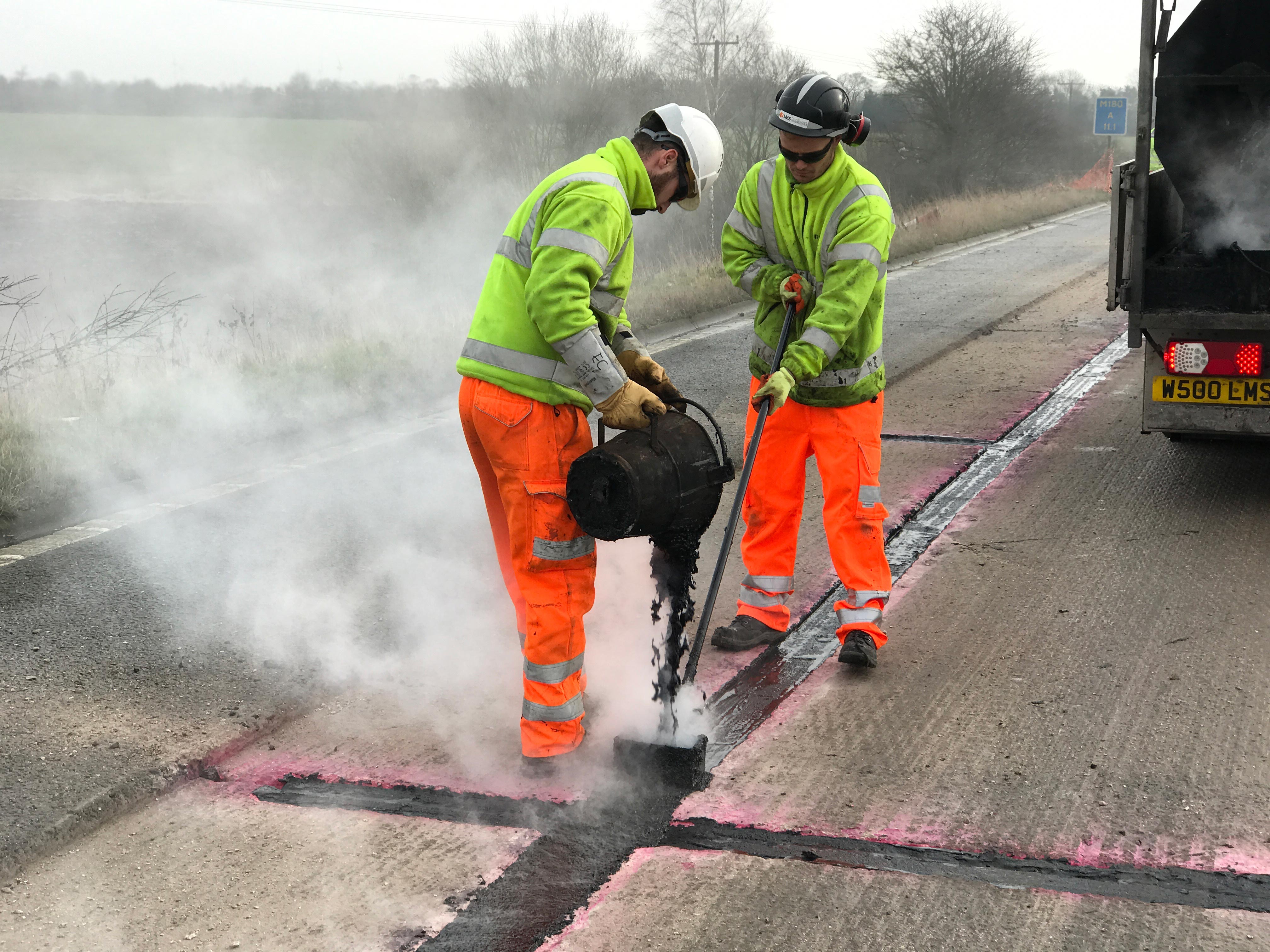 - Repairs on the A120 - LMS Highway