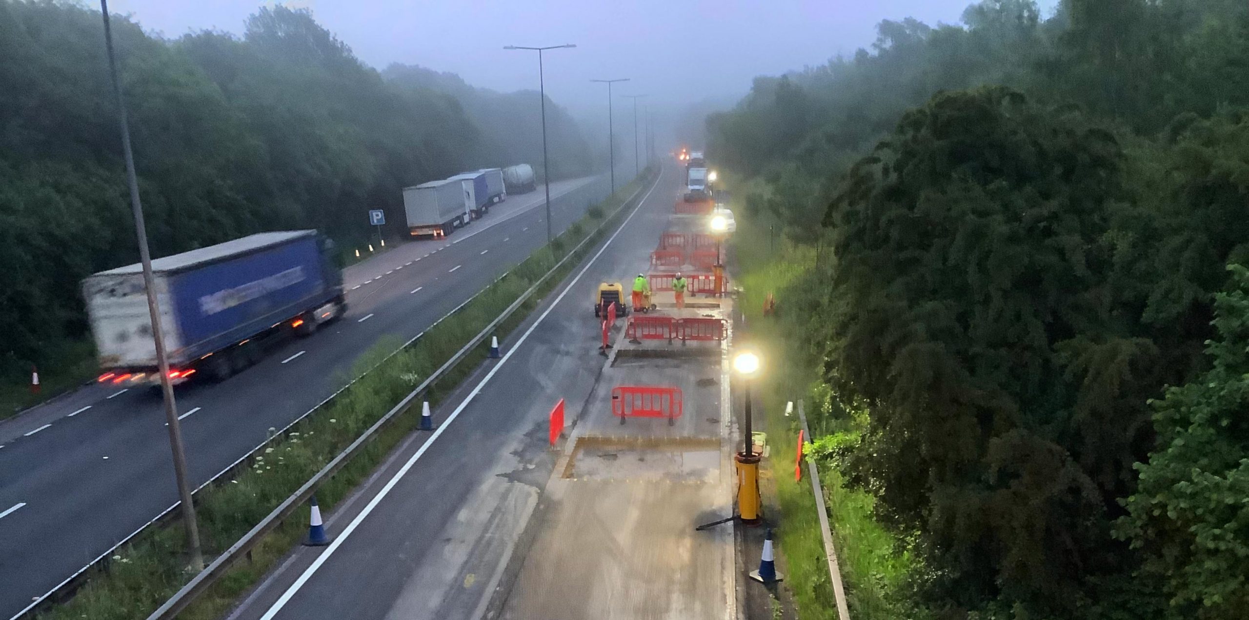 CRCP Repairs - A2 Boughton Bypass Phase 1 - LMS Highways